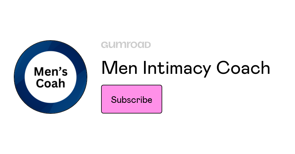 Men Intimacy Coach