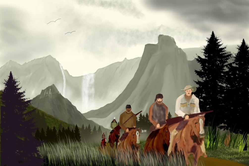 Frontier Trail - Digital Painting