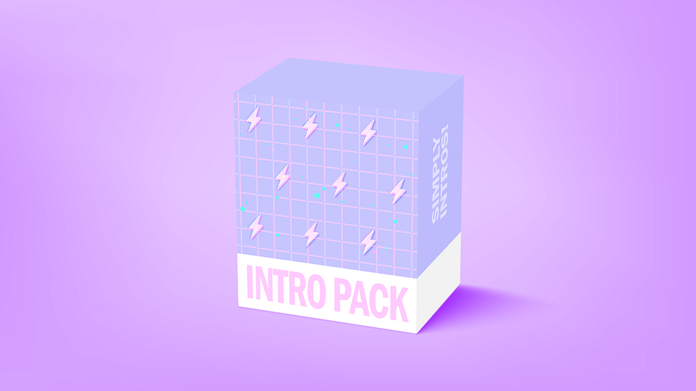 INTRO TEMPLATE // GAMING LIGHTNING BOLTS