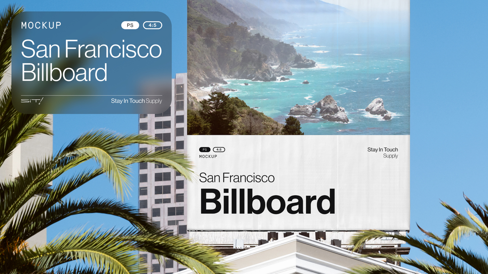 San Francisco Billboard / PSD Mockup 2