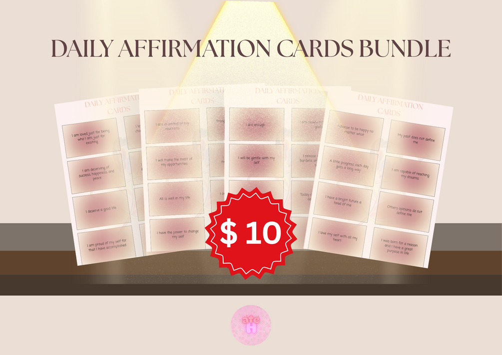 Daily Affirmation Cards Bundle