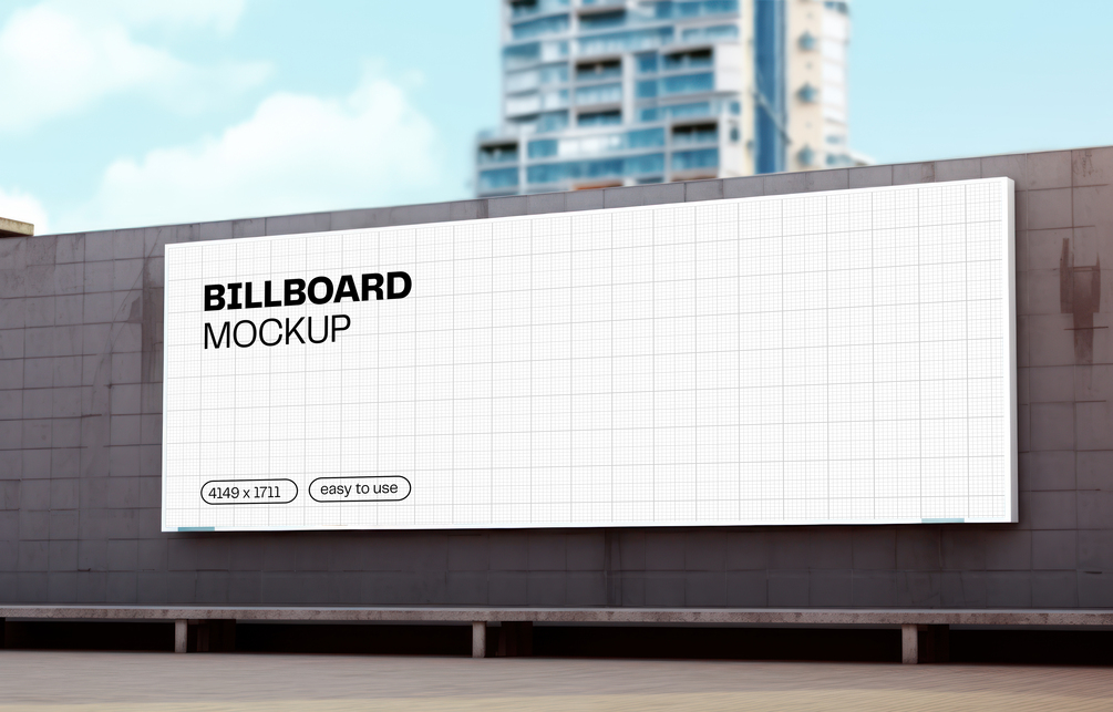 Urban Commercial Billboard Mockup / #808