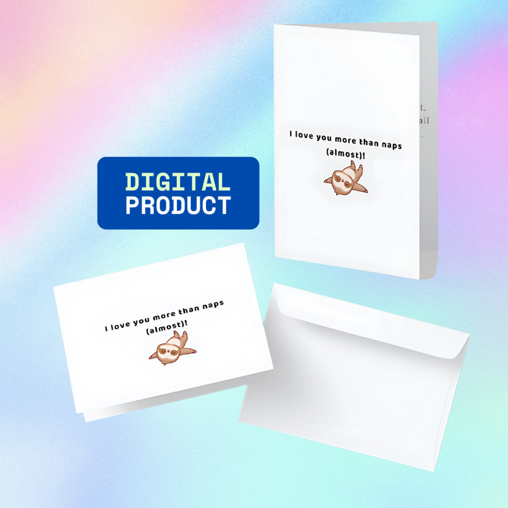 Mother’s Day Card Toddler Digital Printable Mom Gift Instant Download ...