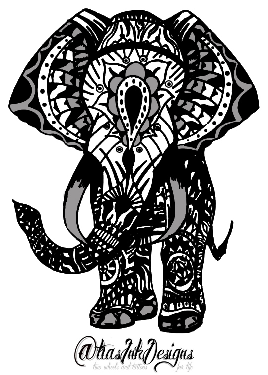 AID Elephant Print