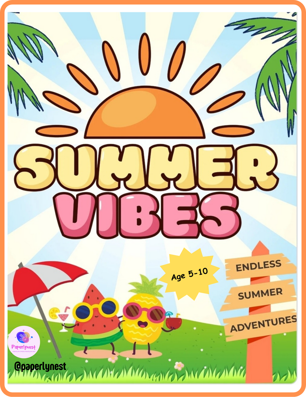 Summer Break Fun Kit – Printable Activities for Kids