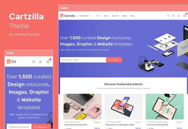 Cartzilla Marketplace WordPress Theme