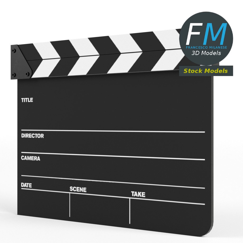 3D MODEL - Clapperboard