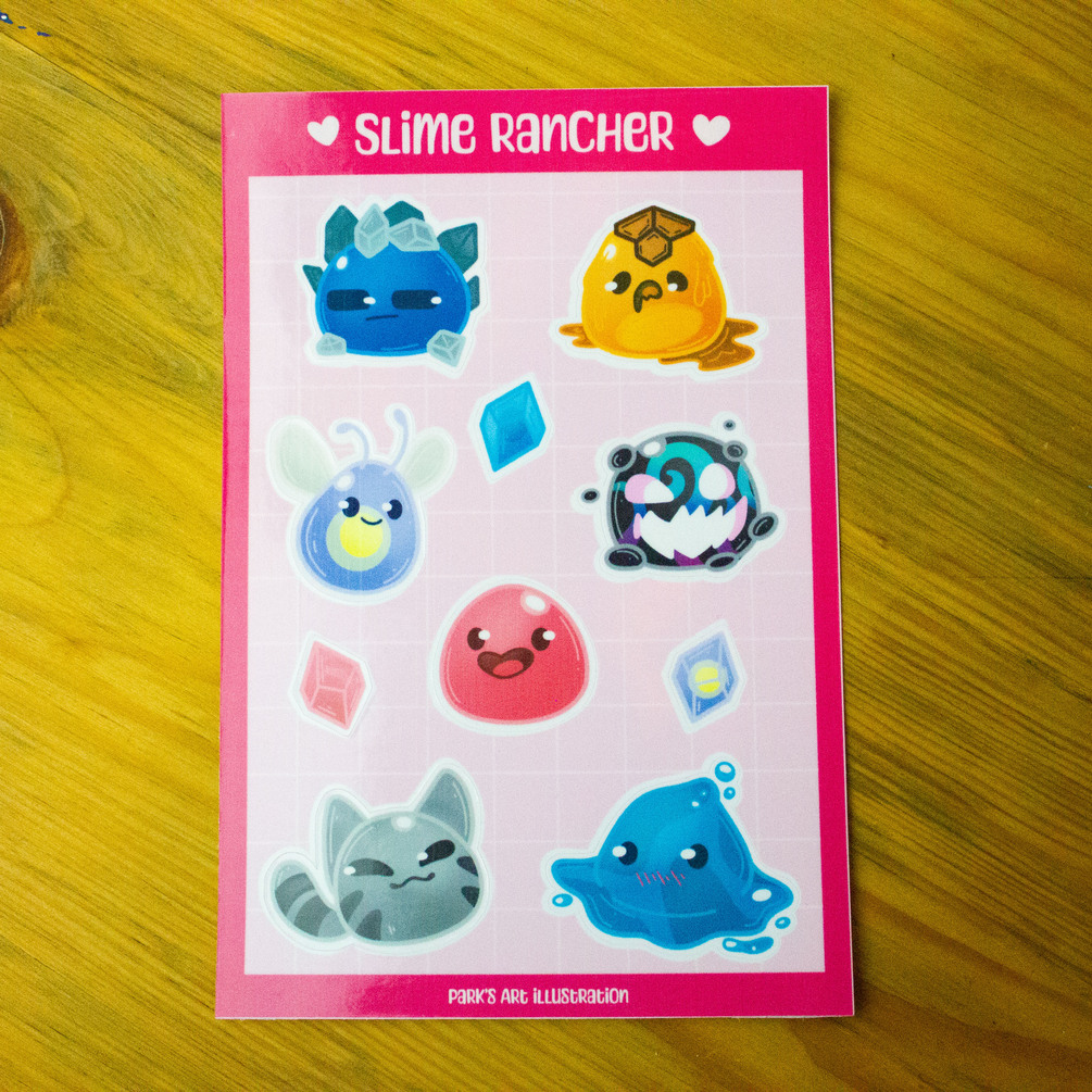 Slime Rancher Sticker Sheet