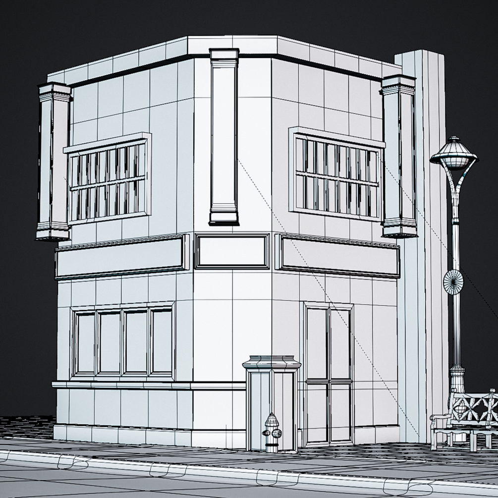 Japanese Shop 3d Model