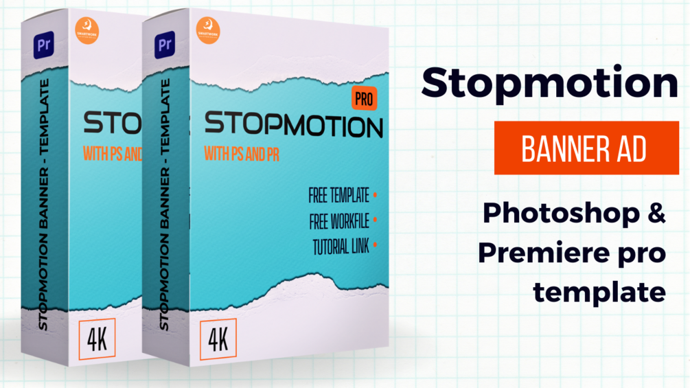 Stopmotion banner video template - workfile