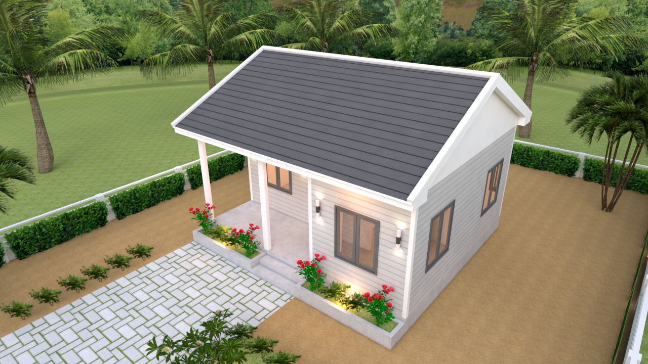 Small Home Designs 23x20 Ft One Bed 7x6 M Gable Roof