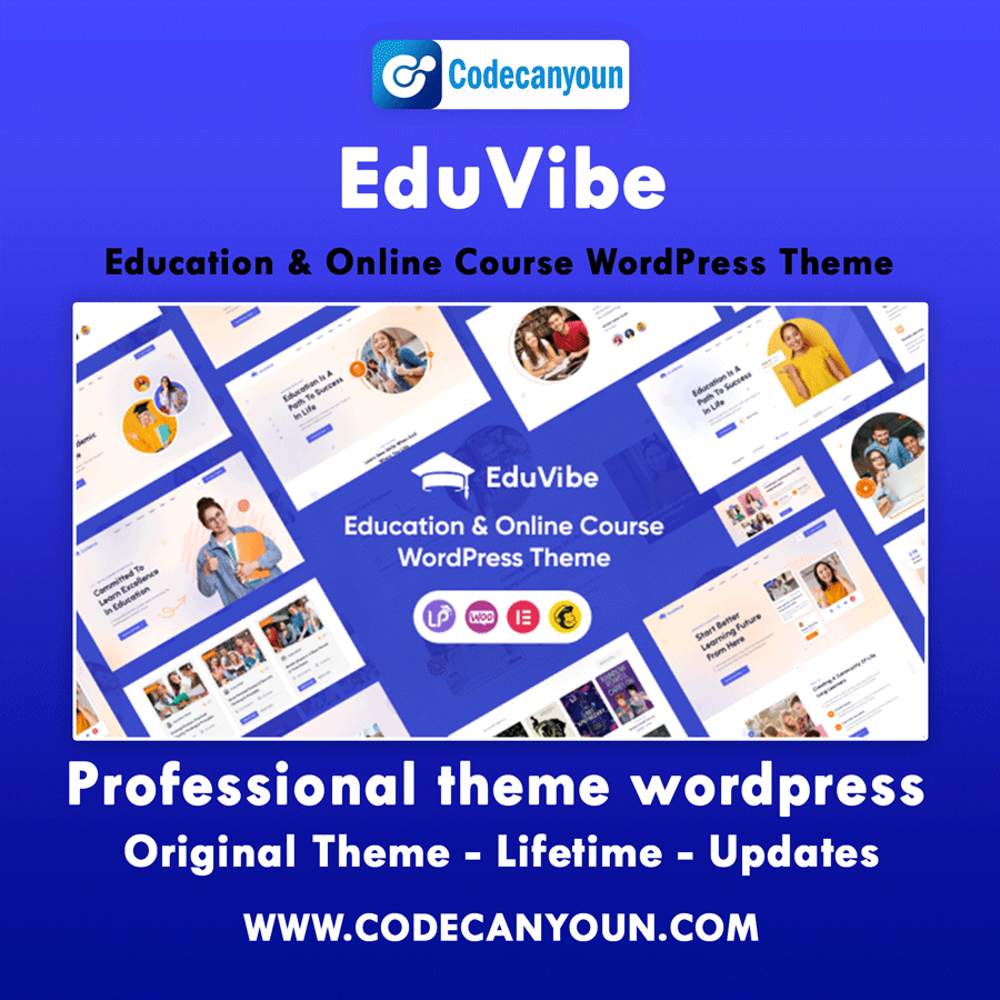 EduVibe - Education Online Course WordPress Theme