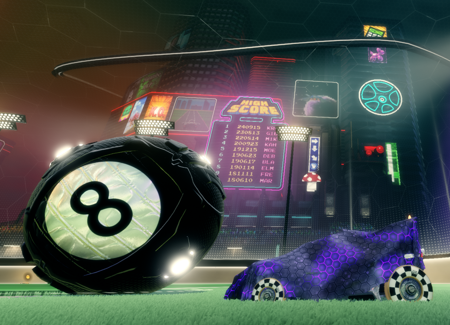 8 Ball Rocket League RL Custom Ball Online Ranked PC Only Epic or Steam ...