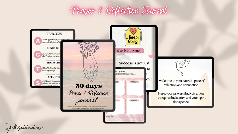 30 days Prayer and Reflection Journal | Spiritual Journal