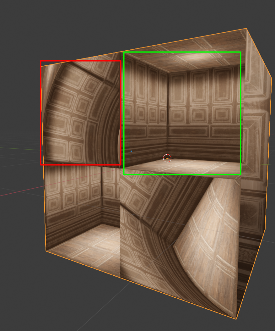 Parallax Mapped Rooms for Blender 3D
