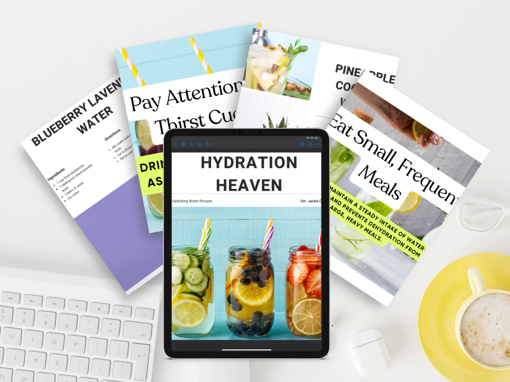 Hydration Heaven Water Recipe Book