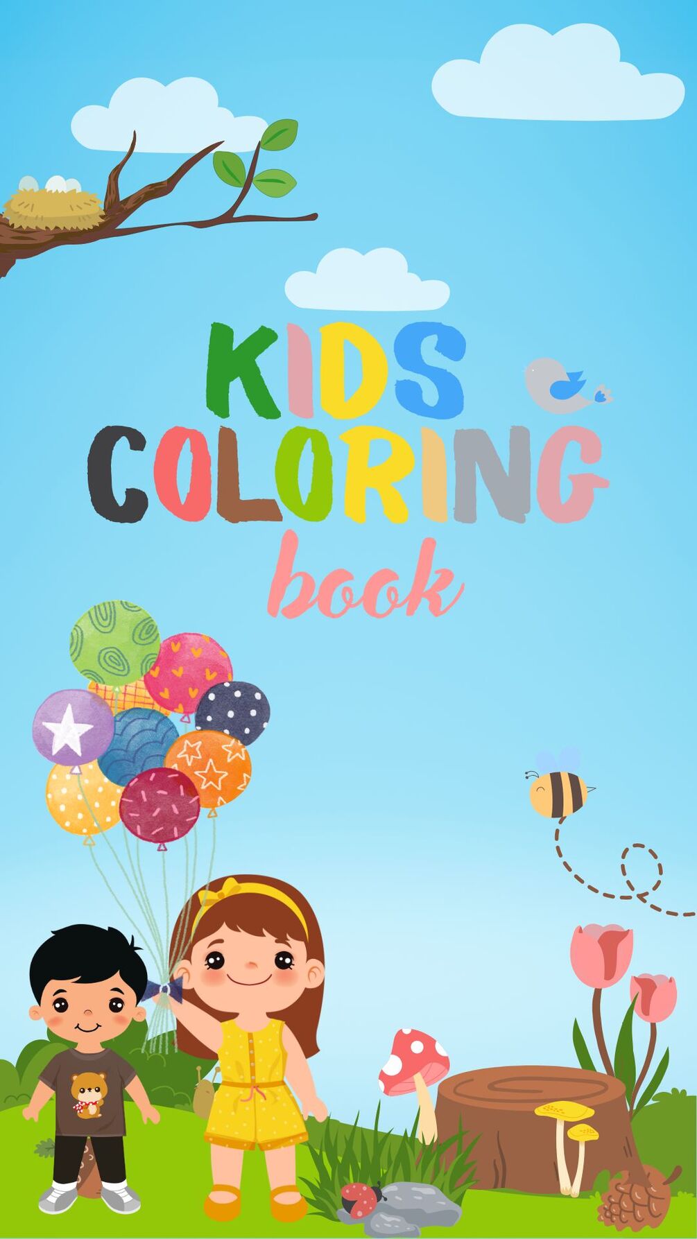 Colorful Adventures: A Fun-Filled Coloring Book for Kids