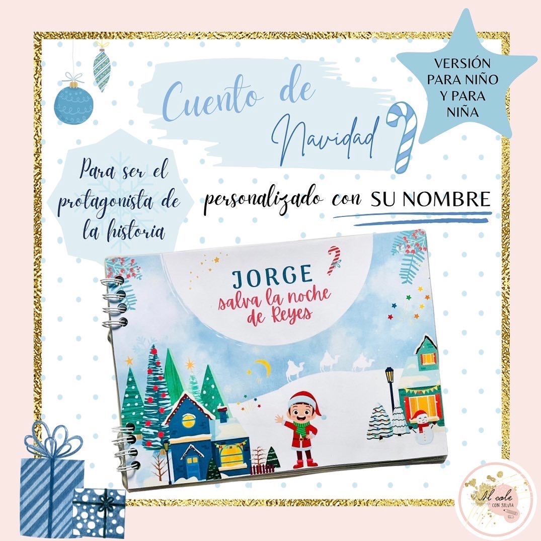 🎄🤴🏻Cuento PERSONALIZADO de NAVIDAD