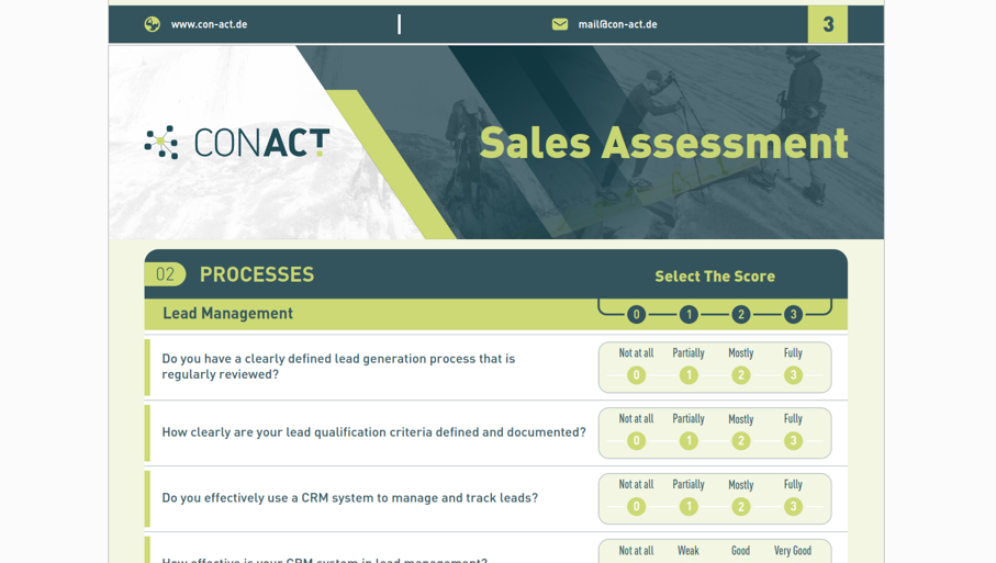 Discover the potential within your sales - questionnaire/calculation ...