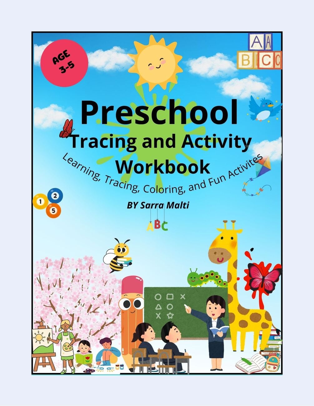 Preschool Tracing and Activity Workbook