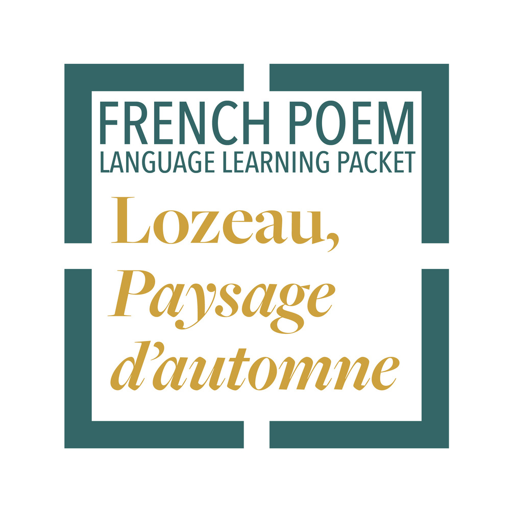 Lozeau, Paysage d'automne. (French language learning packet.)