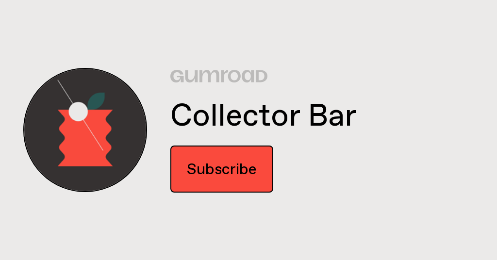 Collector Bar