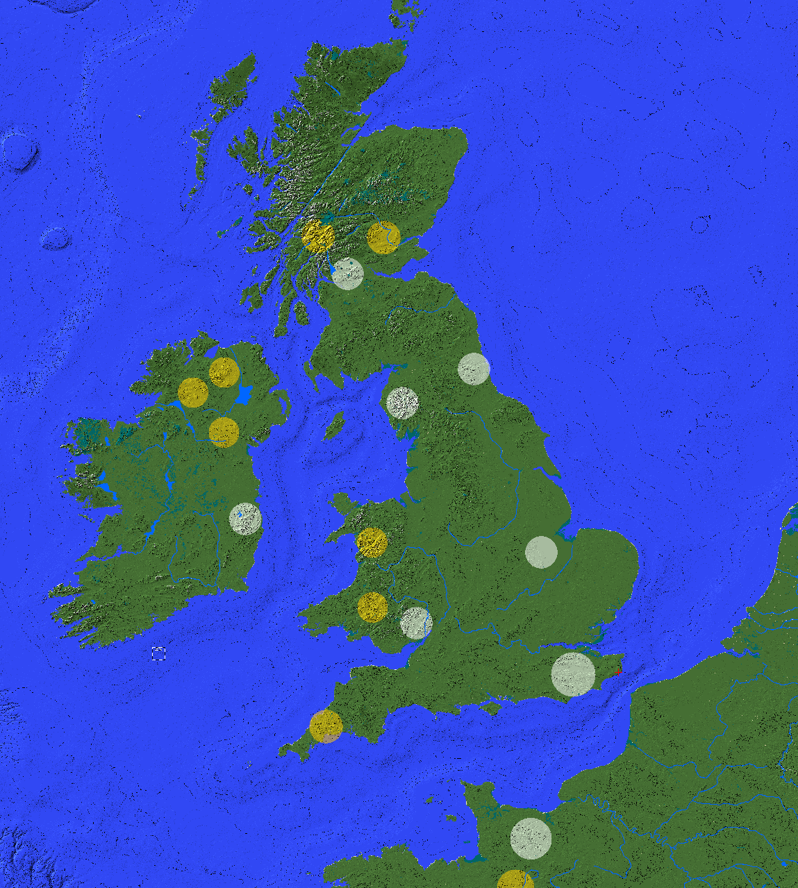 The British Isles + Ireland + Normandy - Multiplayer Ready Minecraft Map