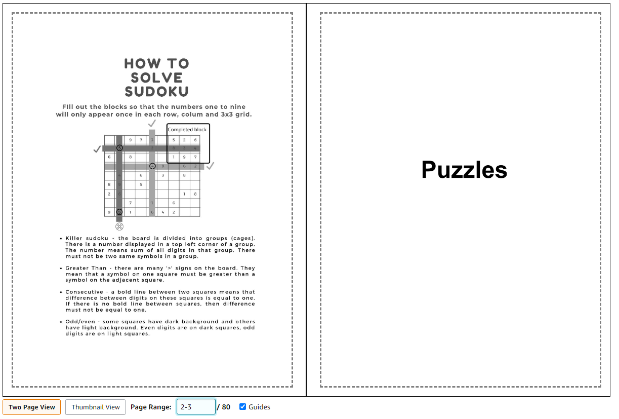 large print kdp Sudoku 300 puzzles book with 5 variations and 3 levels ...