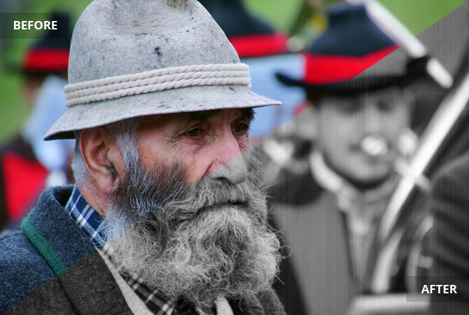 Old Look Photoshop Action