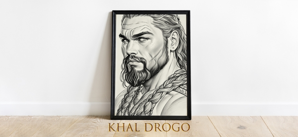 Khal Drogo Character Portrait (Game of Thrones)