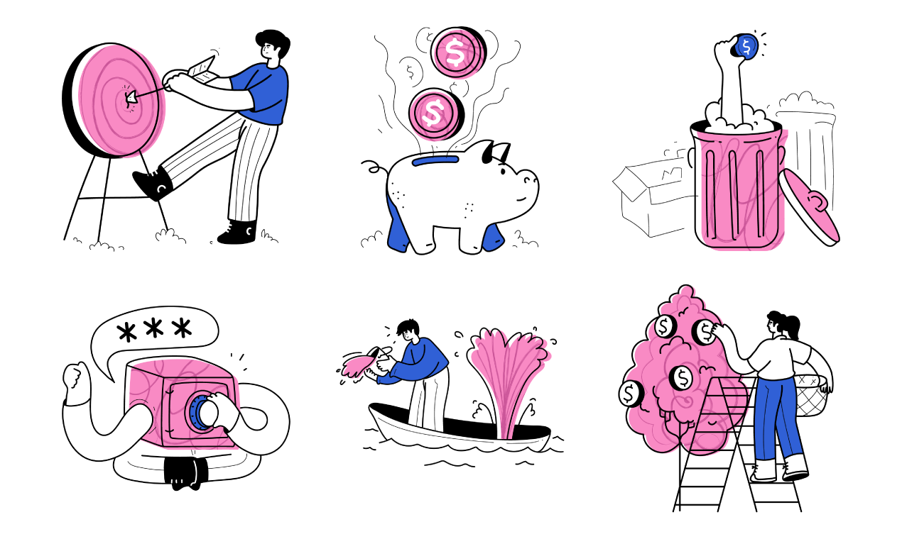 Mili illustrations - 50 Vector Elements