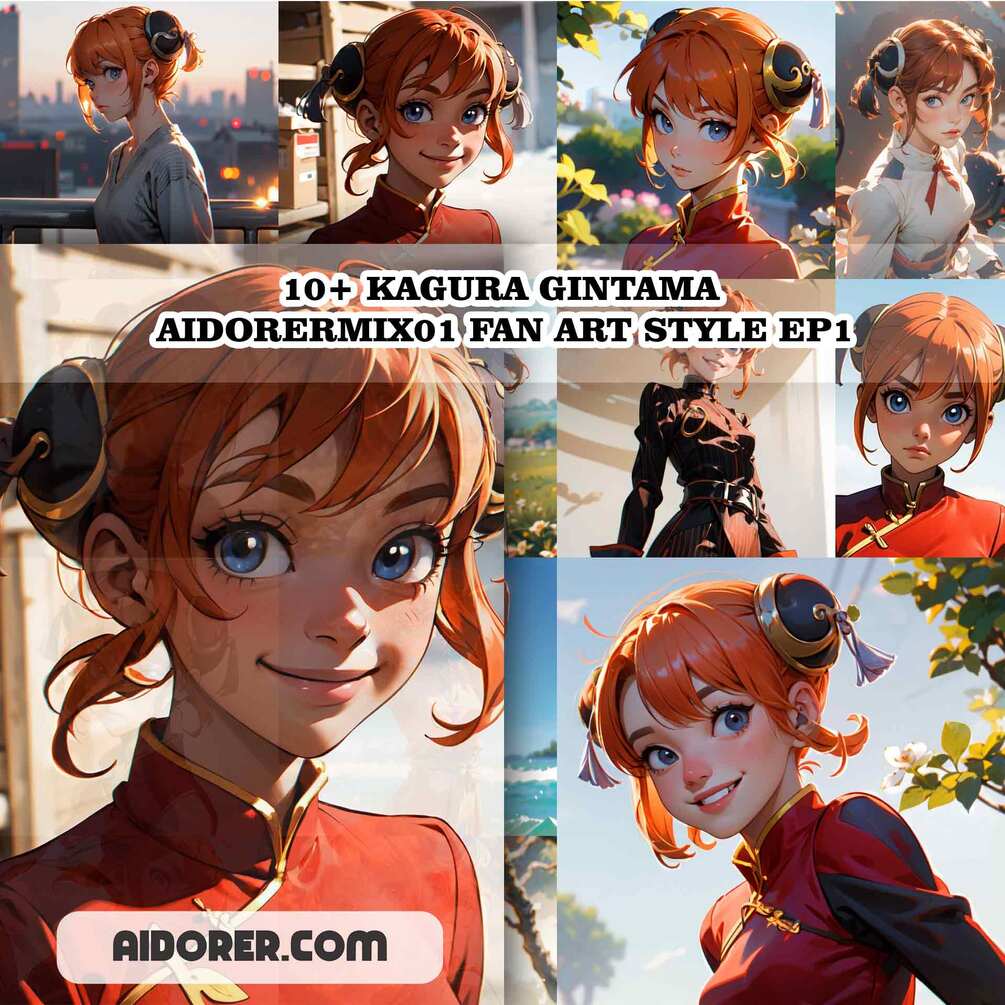 10+ KAGURA GINTAMA AIDORERMIX01 FAN ART STYLE EP1