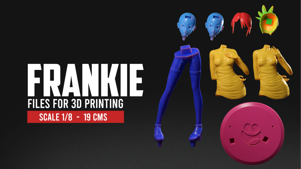 Frankie model - file for 3d printing