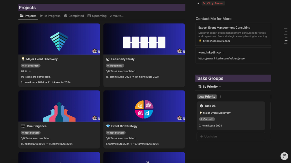 Notion Template: Winning Blueprint for Major Event Bidding 🏆