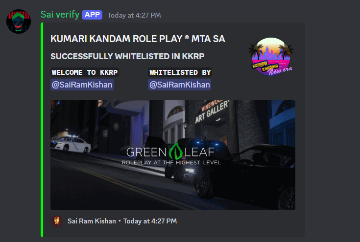 MTA-SA × Discord Whitelist Integration