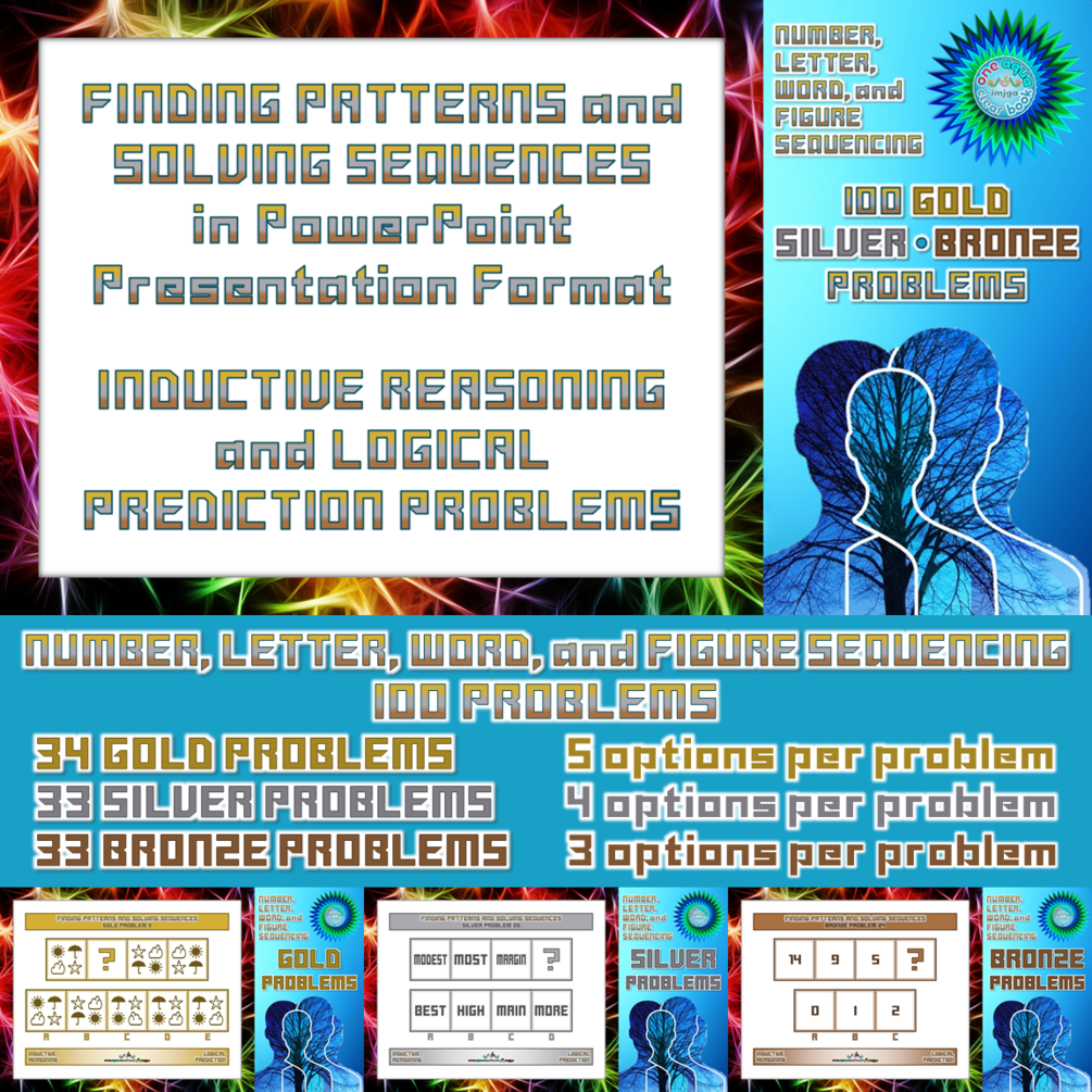 100 Logical Reasoning and Abstract Thinking Problems | IQ Test in Gold ...