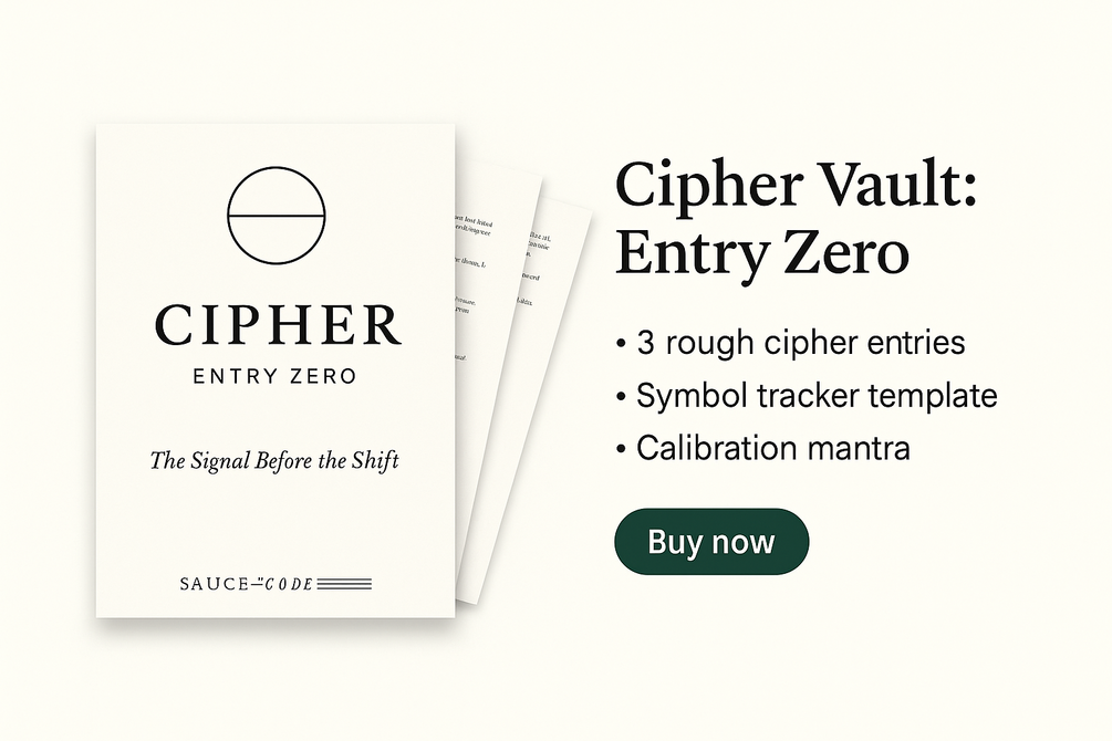 Entry Zero- Cipher Journal Prelude