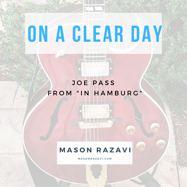 Free Joe Pass Transcription - Mason Razavi