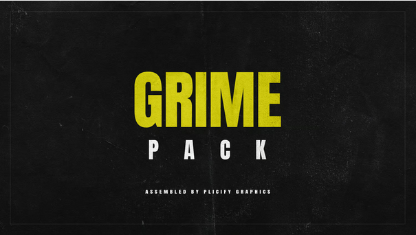 'GRIME' Design Assets Pack (PSD)
