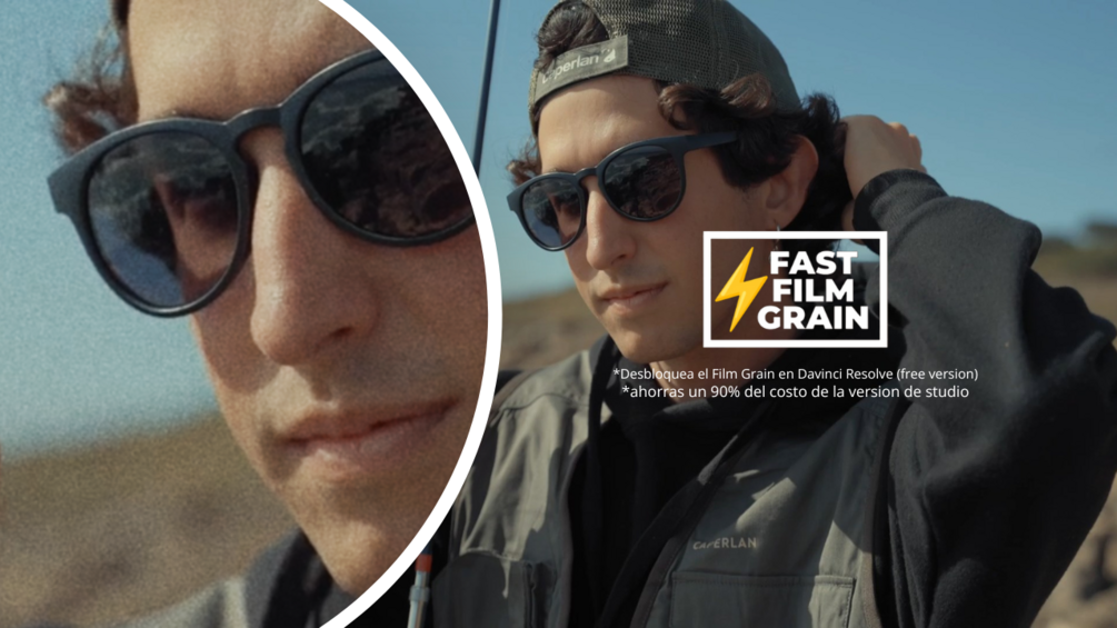 ⚡Fast Film Grain para (Davinci Resolve FREE) (Plugin)