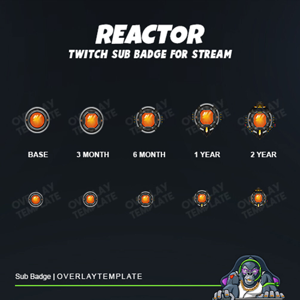 Reactor – Sub Badges