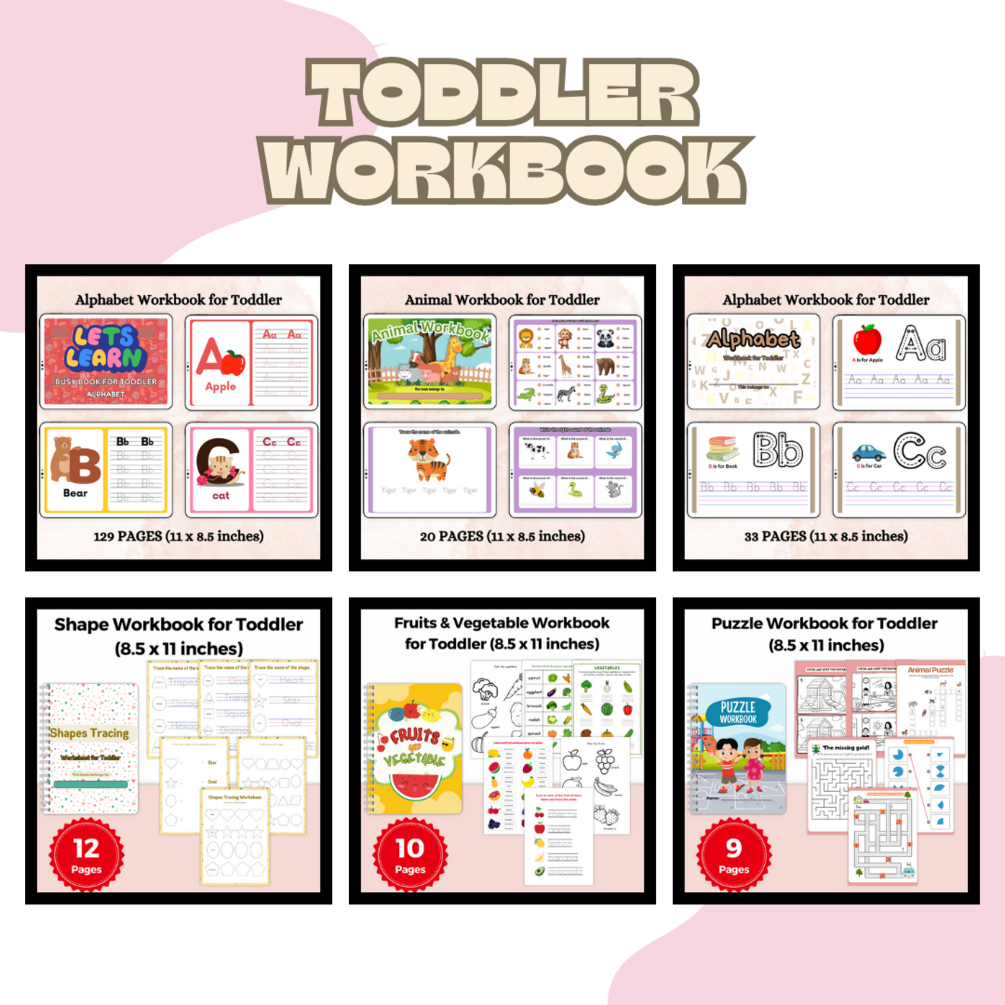 BUSY BOOK, WORKBOOK FOR TODDLER