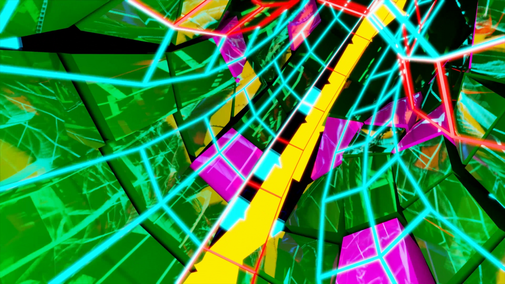 🤟 VJ Loops ⭐️Infinite Tunnel Neon ring Background Video 3640 x 2160