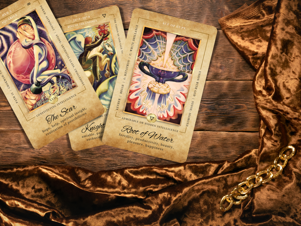 Thoth Tarot with Kabbalistic Correspondences, Aleister Crowley Tarot ...