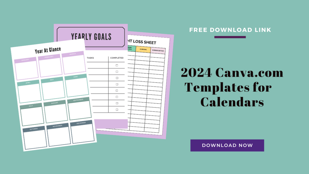 2024 Templates for Planners and Calendars