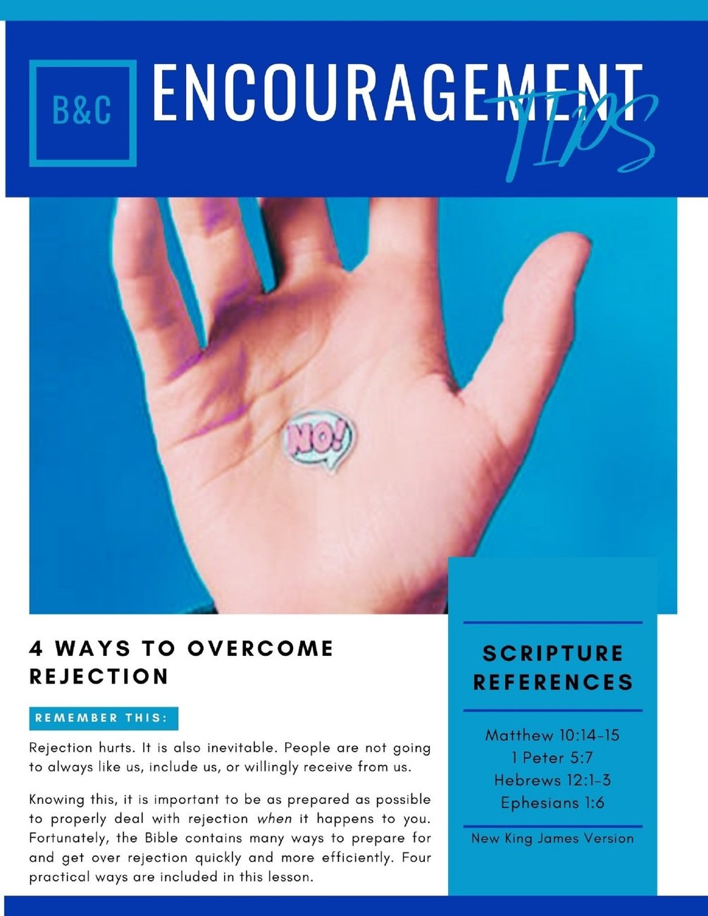 Encouragement Tips: 4 Ways to Overcome Rejection