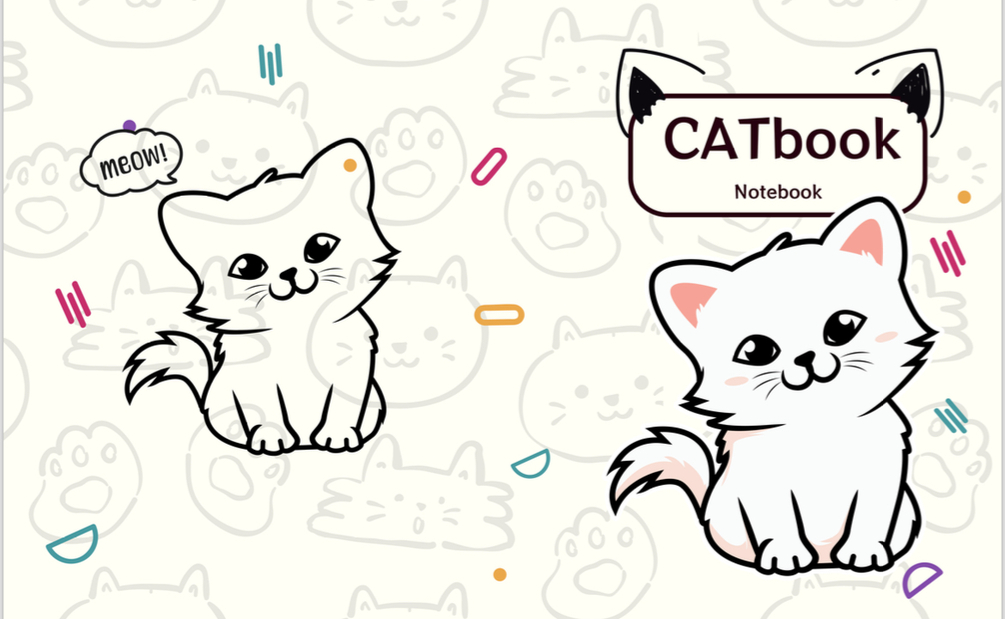 CATbook, A notebook designed for Cat lovers
