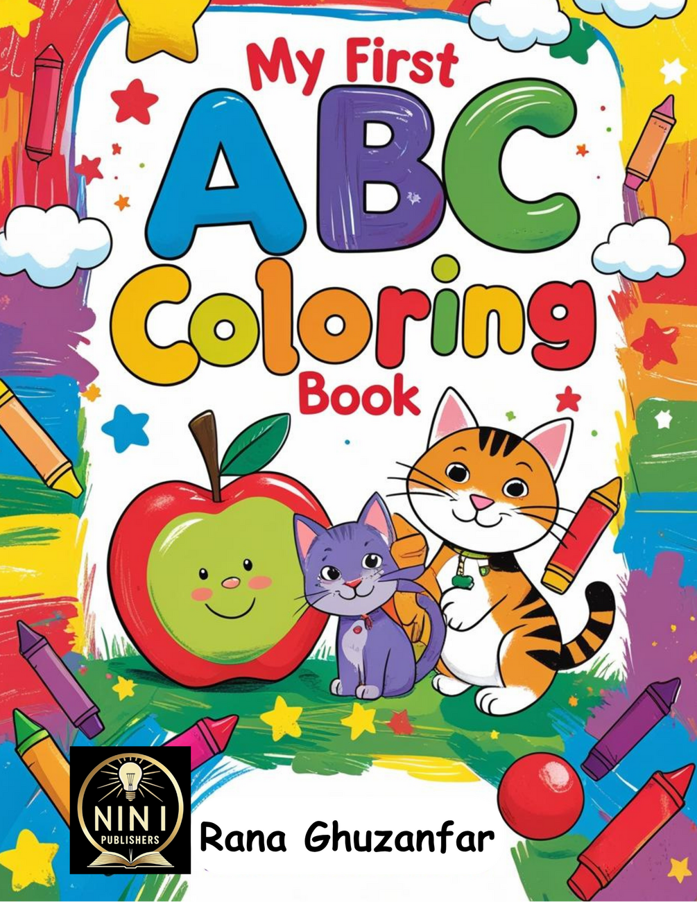 My First ABC Coloring Book: Learn Capital & Small Letters with Fun and ...