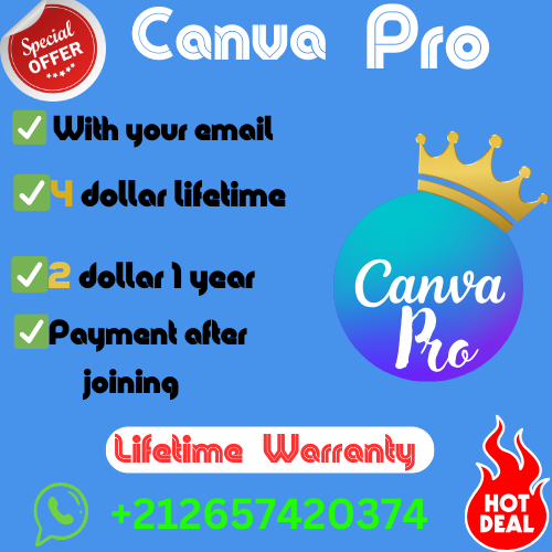 Canva Pro Subscriptions Lifetime