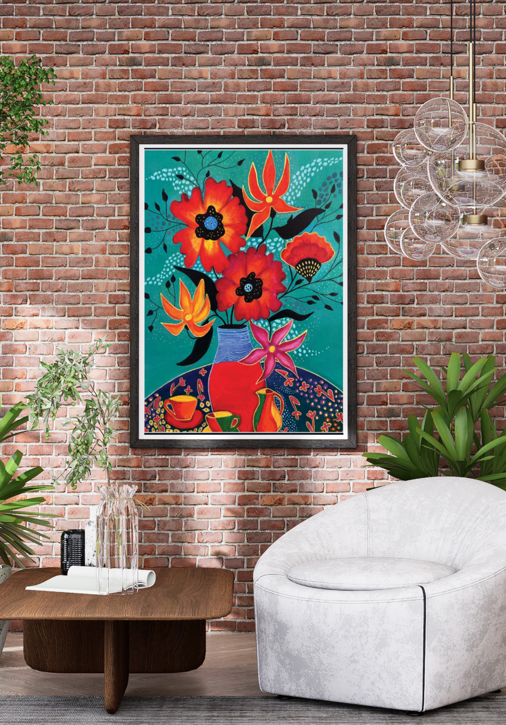 Blooming Harmony_Hand Made Painting